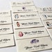 Watercolor Crystal Labels, Personalized Custom Labels for Handmade ...