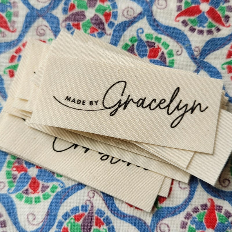 Adhesive Blank Name Tag - Etsy