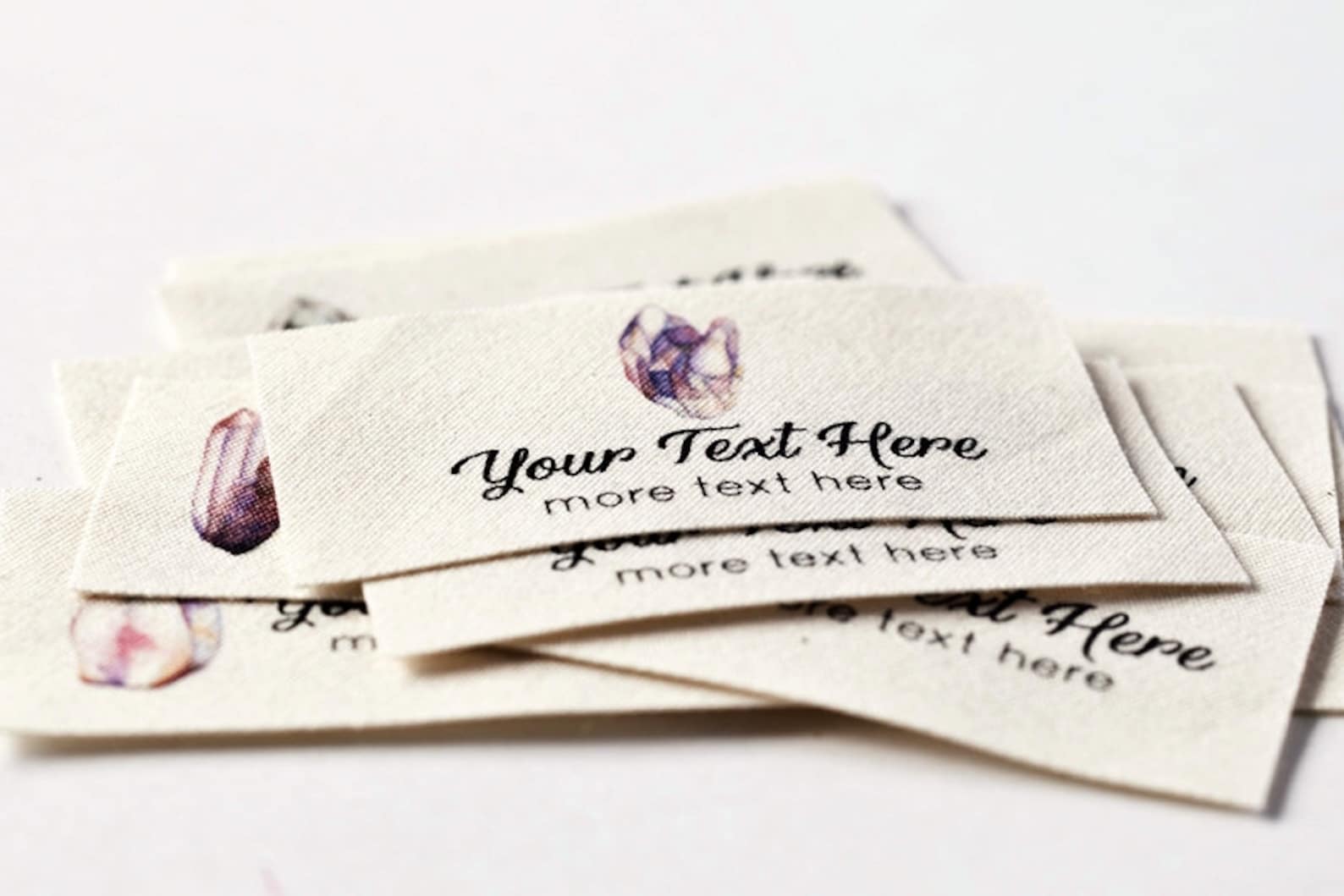 Watercolor Crystal Labels Personalized Custom Labels for - Etsy