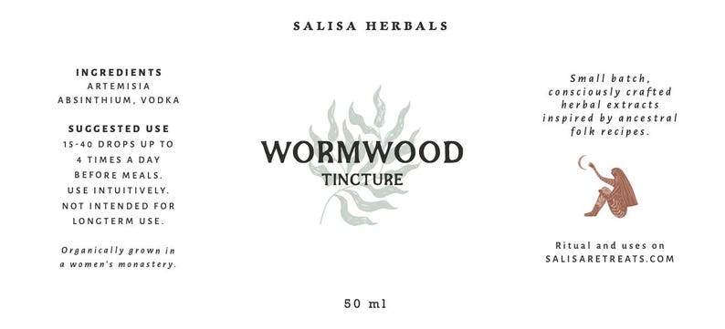 Wormwood Tincture (artemisia Absinthium) - Etsy