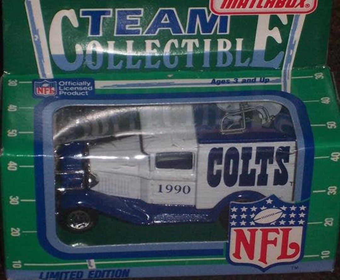 Indianapolis Colts 1990 Matchbox White Rose NFL Diecast Ford Model A ...