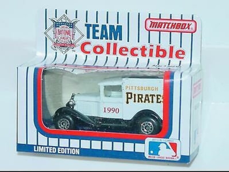 Pittsburgh Pirates 1990 Matchbox White Rose MLB Diecast Ford Model A ...