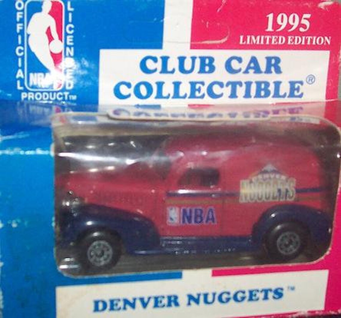 Denver Nuggets 1995 Matchbox NBA Diecast Classic Sedan 1/64 Scale ...