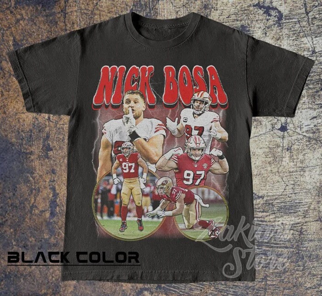Nick Bosa Shirt, Football Shirt, Classic 90s Graphic Tee, Unisex ...