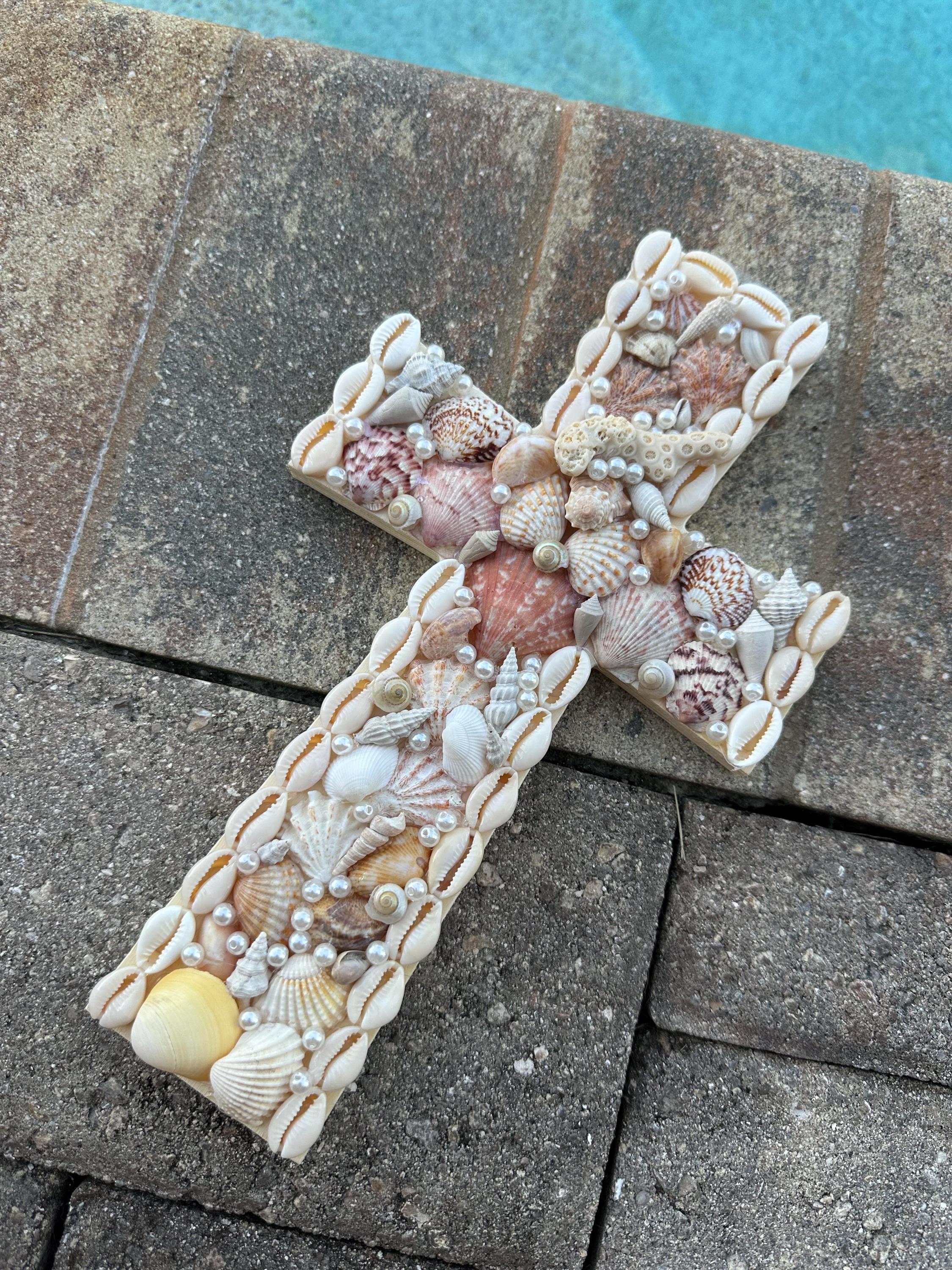 Hanging Wall Cross Handpicked Shells From SWFL - Etsy