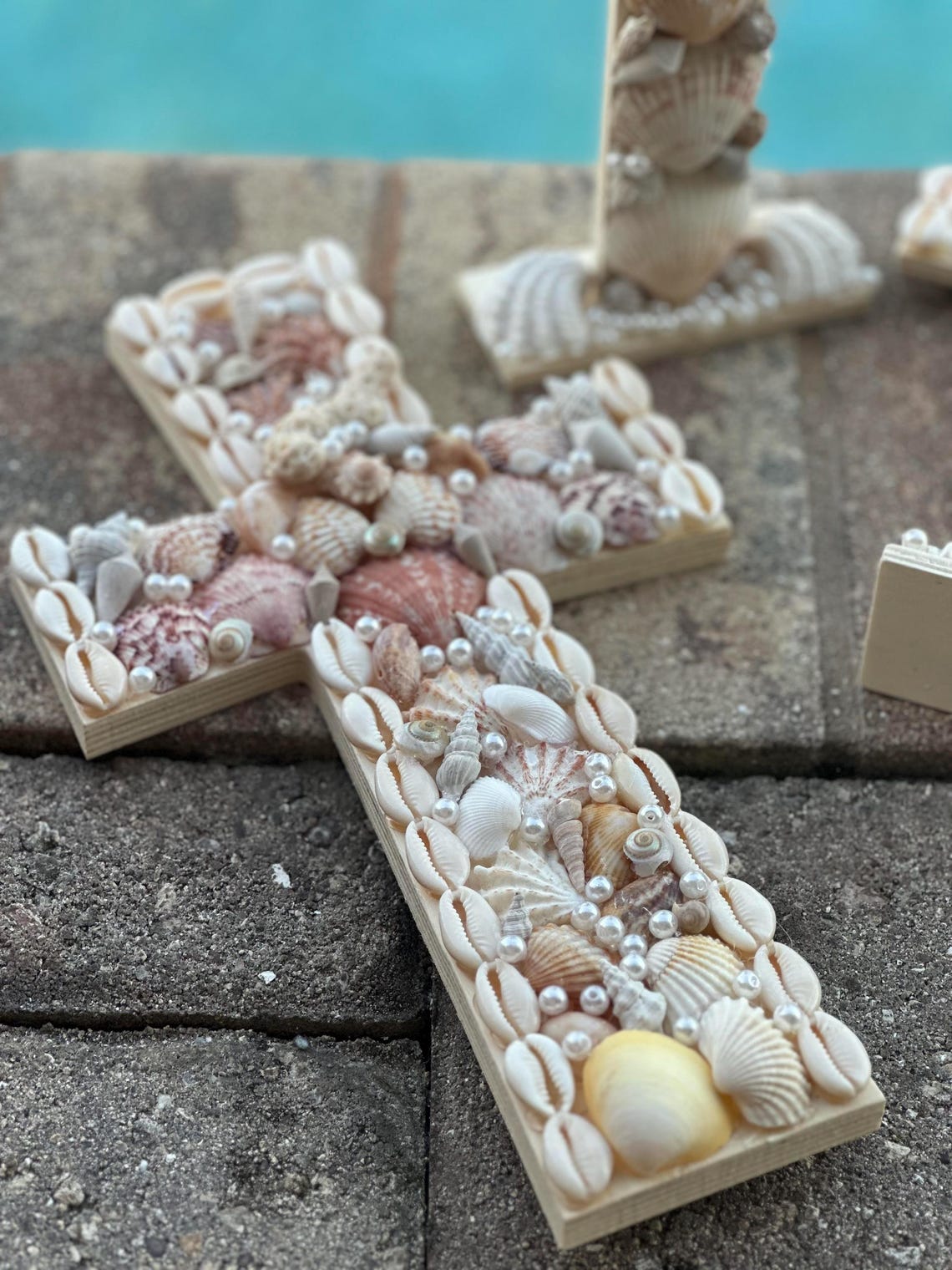 Hanging Wall Cross Handpicked Shells From SWFL - Etsy