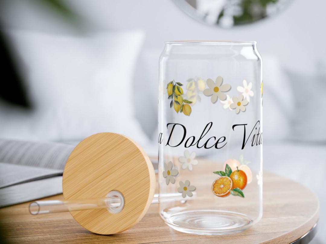 Personalized Lemon & Orange Glass – Custom Italian Summer Sipper – La ...