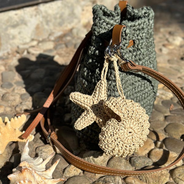 Sea Shell Keychain - Etsy