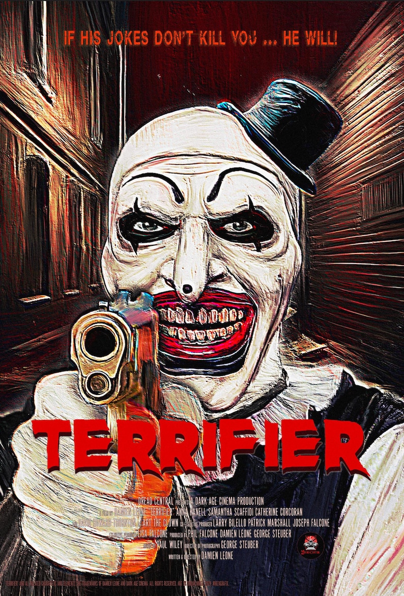 Terrifier Movie Poster Style Art Print 13”x19” 200/300 - Etsy