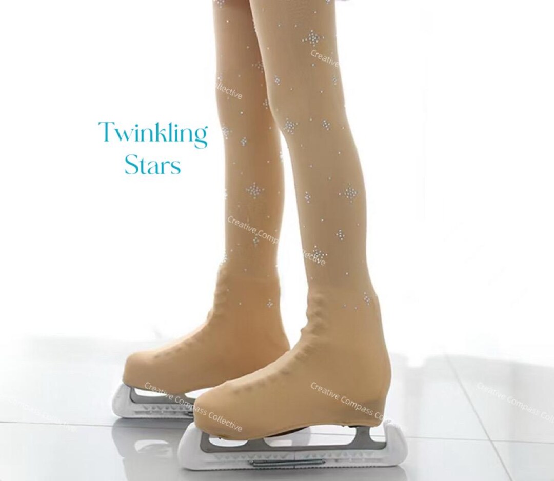 Fleece-lined Over the Boot Figure Skating Tights - Etsy