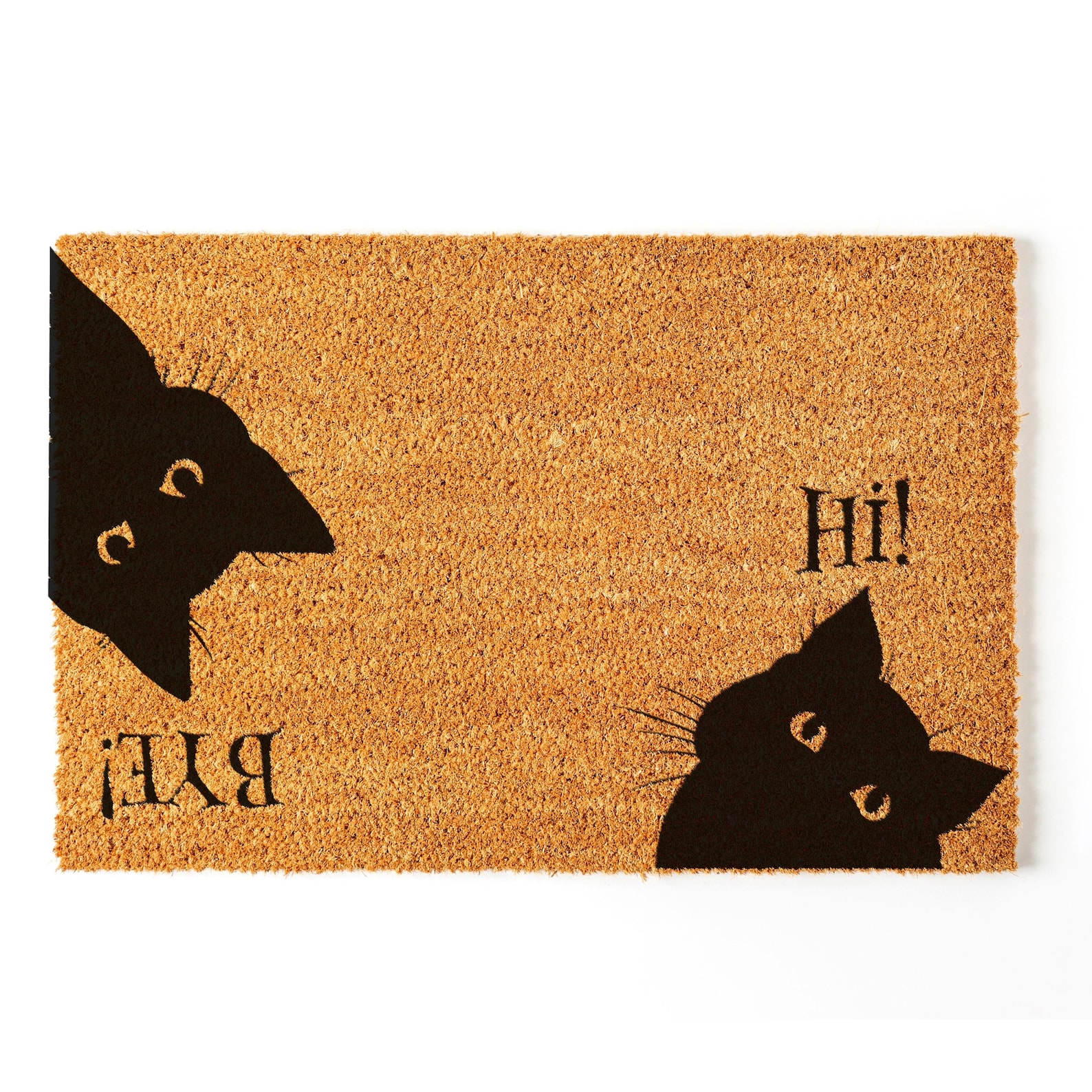 Funny Cat Doormat Peeking Cat Design Perfect Gift for Cat Lovers ...