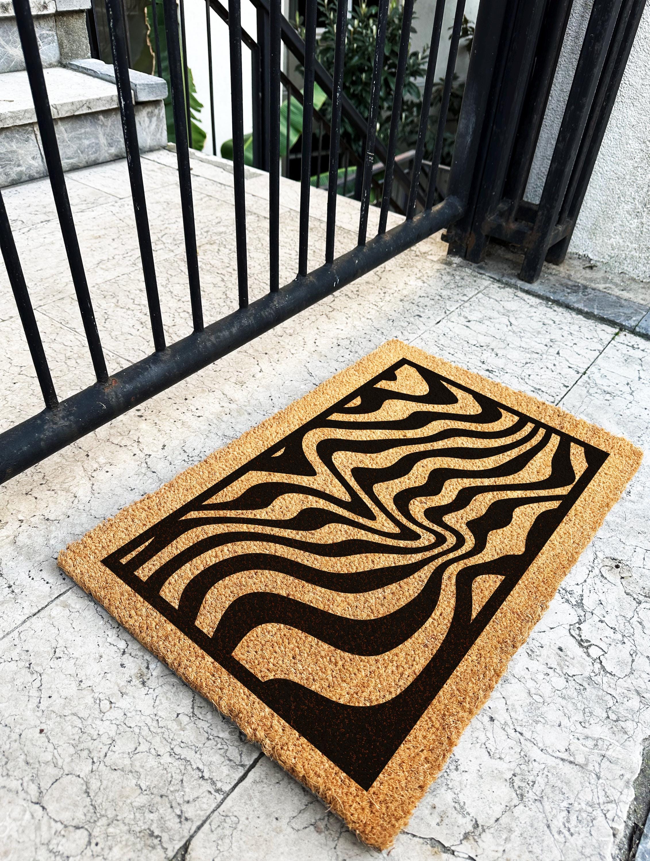 Trippy Door Mat | Optical Illusion Pattern Door Mat | Optical Illusion ...
