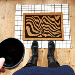 Trippy Door Mat | Optical Illusion Pattern Door Mat | Optical Illusion ...