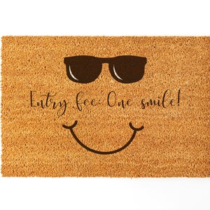 Positive Affirmation Doormat | Funny Luxury Coir Rug | Welcome Mat With ...