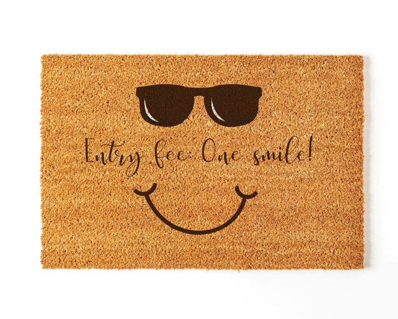 Positive Affirmation Doormat | Funny Luxury Coir Rug | Welcome Mat With ...