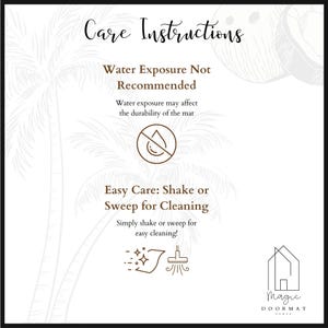 Winter Doormat | Let It Snow Welcome Mat | Coir Front Door Mat ...