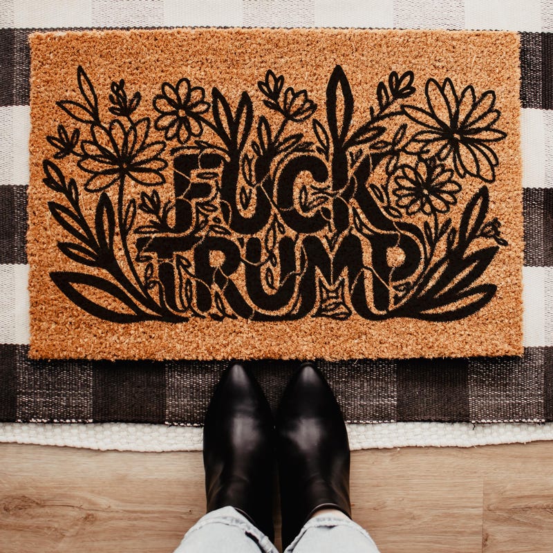 Anti Trump Doormat - Etsy
