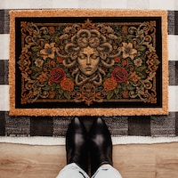 Cute Unique "well Hello There" Coir Doormat – Fun & Friendly Welcome ...