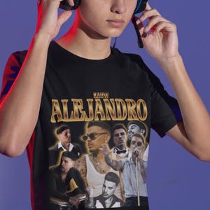 Personalized T-shirt Inspired by Rauw Alejandro or Your Favorite Artist ...