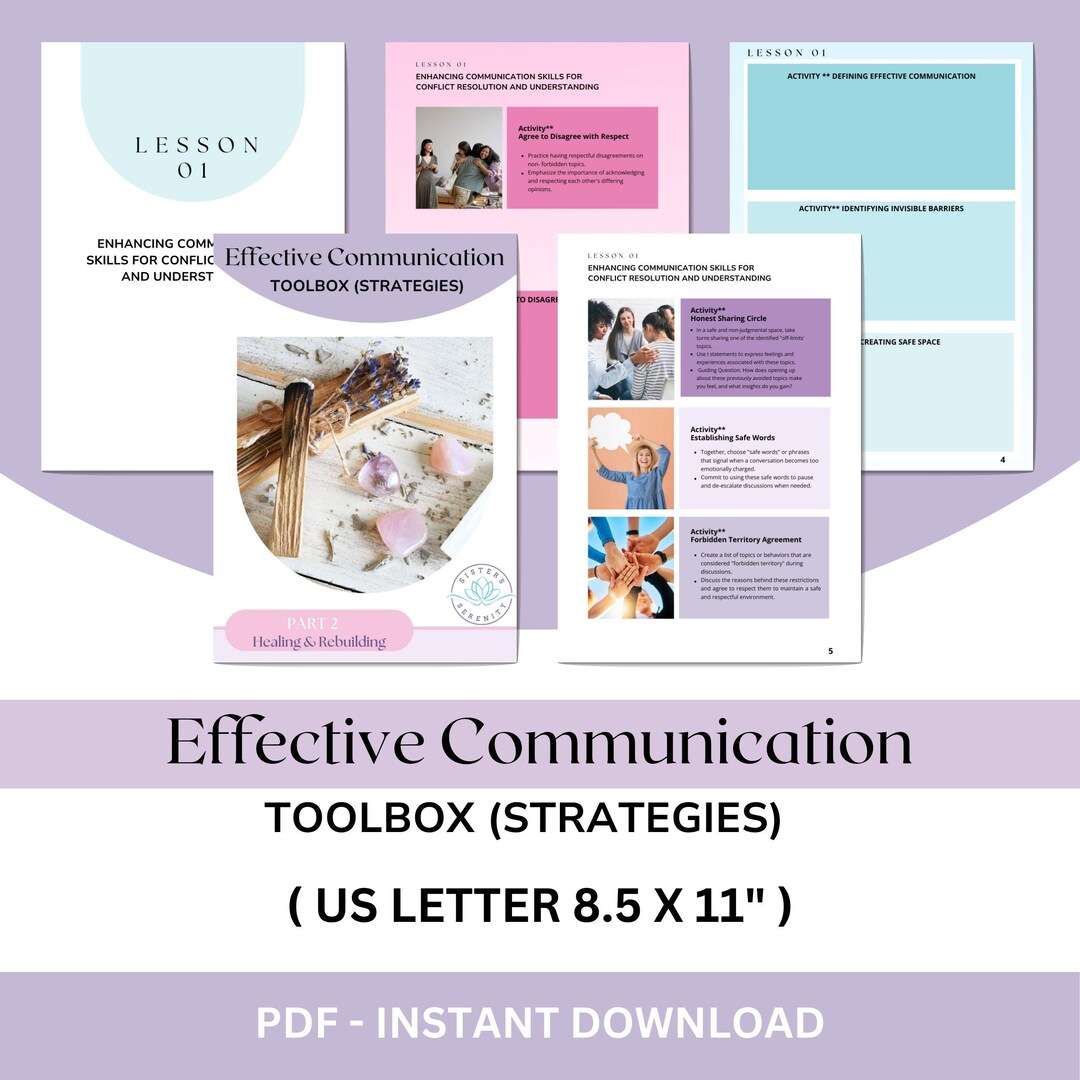 Effective Communication Toolbox: Calm, Confident Conversations (digital ...