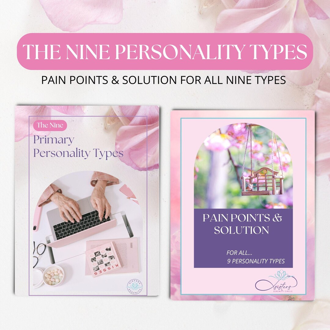 Nine Primary Personality Types Journal Test, Psychological Quiz ...