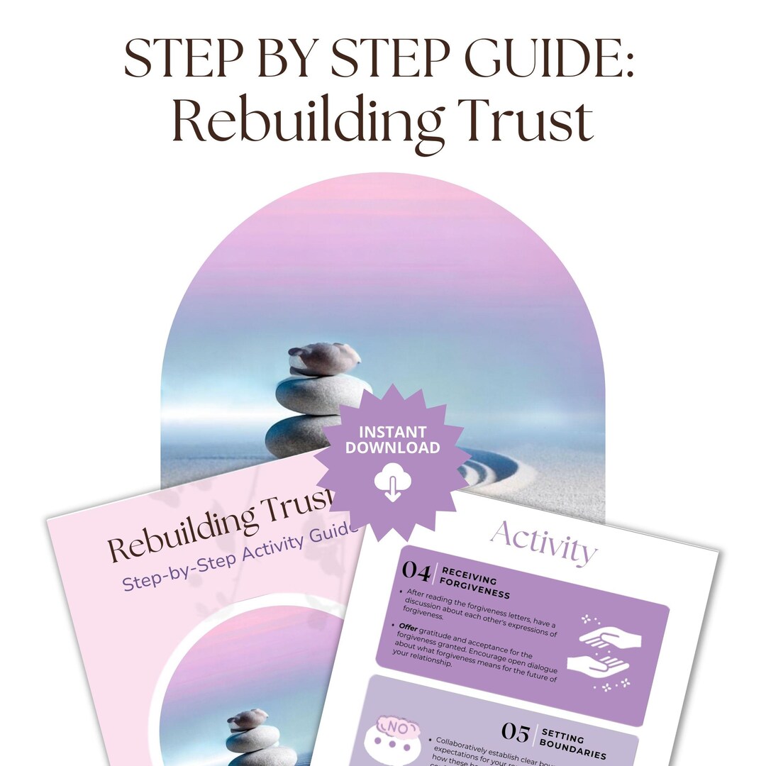 Trust Journal Printable Worksheet, Building Trust Activities ...