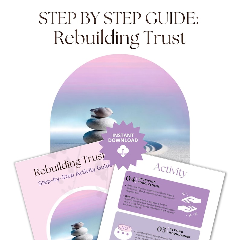 Trust Journal Printable Worksheet, Building Trust Activities ...