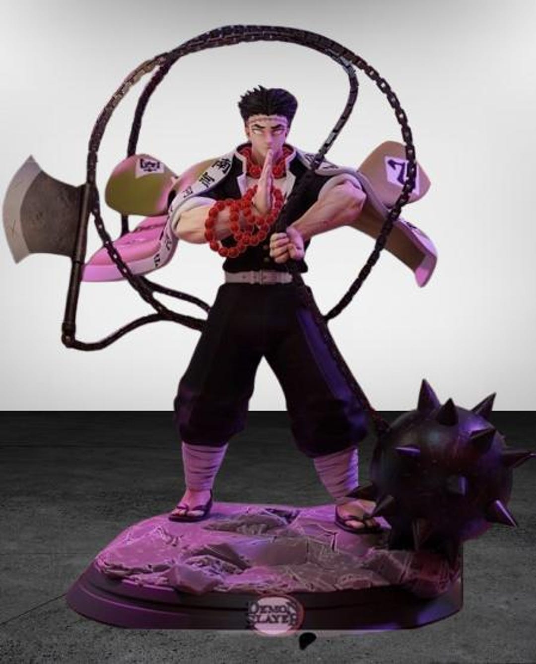 Demon Slayer Gyomei Diorama HD - Etsy