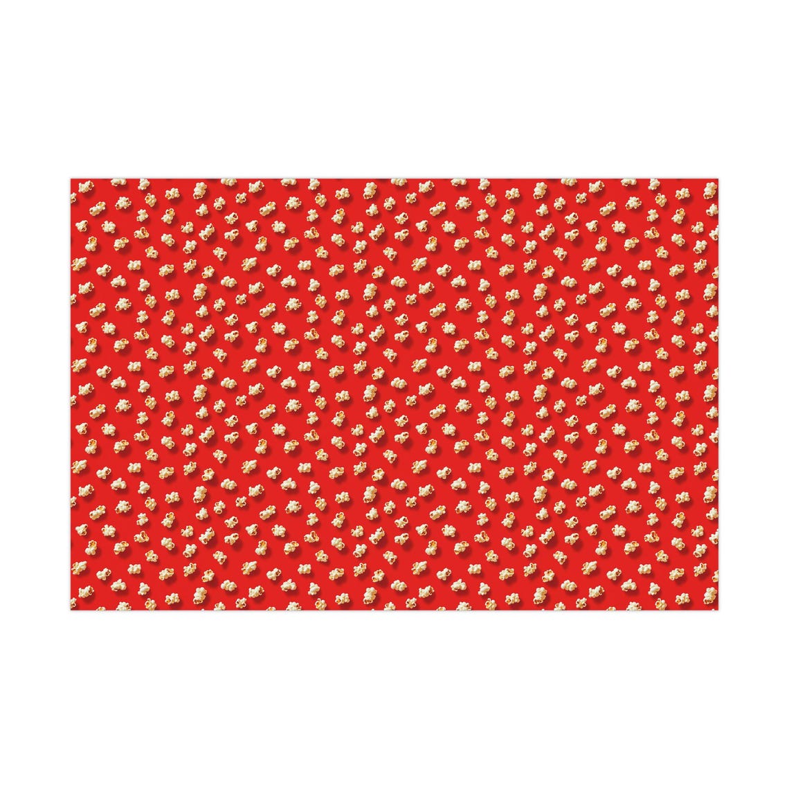 Popped Popcorn Gift Wrap Paper - Wrapping Paper, Movie Theater Cinema ...
