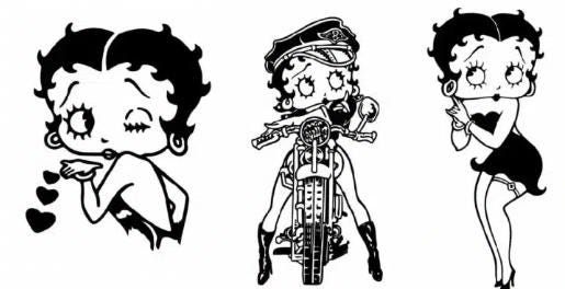Betty Boop SVG Bundle 3 Files - Etsy