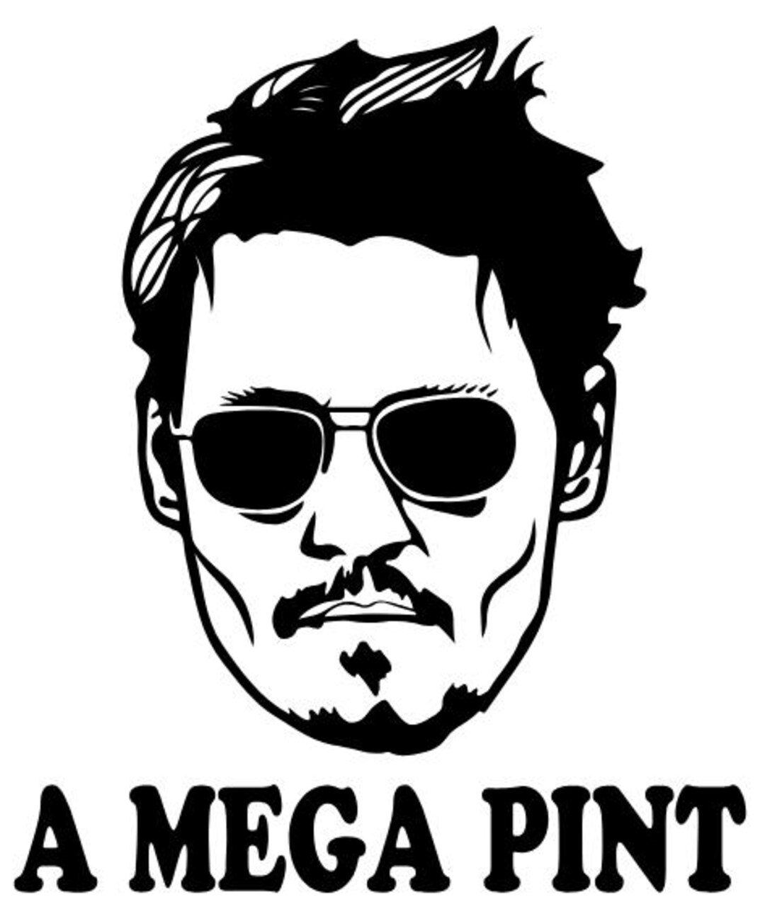 Johnny Depp SVG File - Etsy