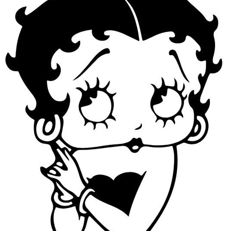 Betty Boop Svg - Etsy