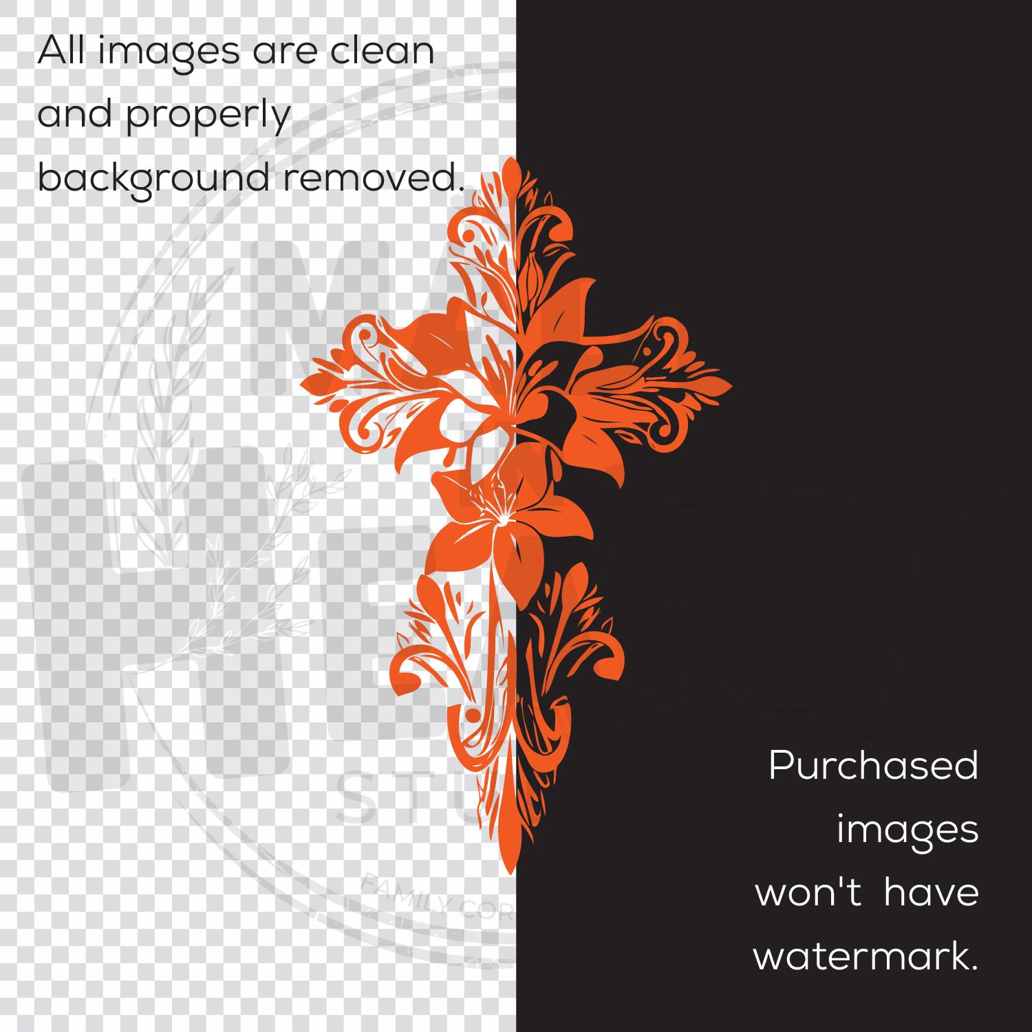 Faith Cross With Flower SVG Bundle, Christian Cross SVG, Church Cross ...