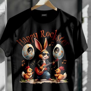 Happy Easter Themed Rockster Png, Rocker Easter Bunny Png, Easter ...