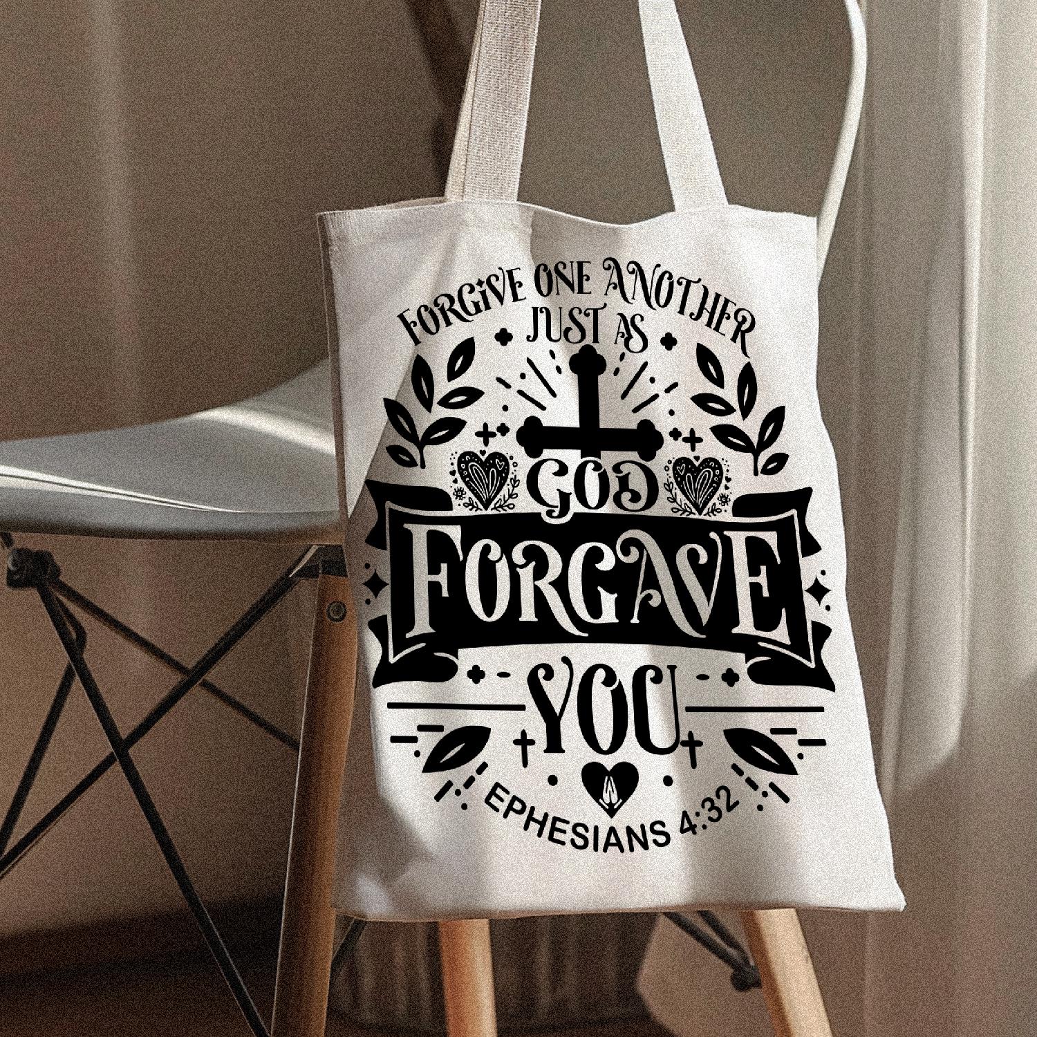 Forgive One Another SVG PNG, Christian Bible Verse Design - Etsy