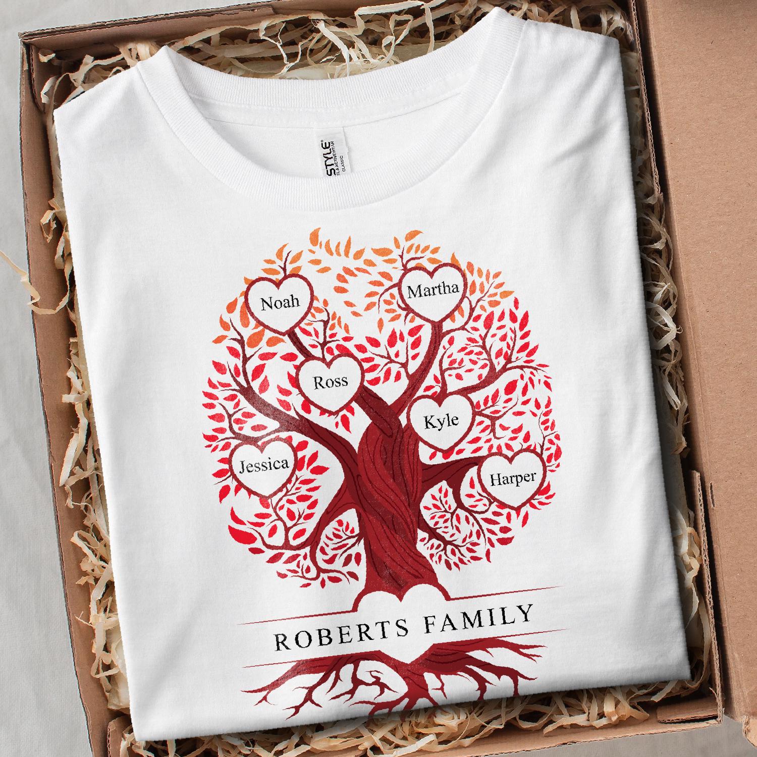 Personalized Family Tree of Life Svg Bundle 2-16 Members, Family Tree ...