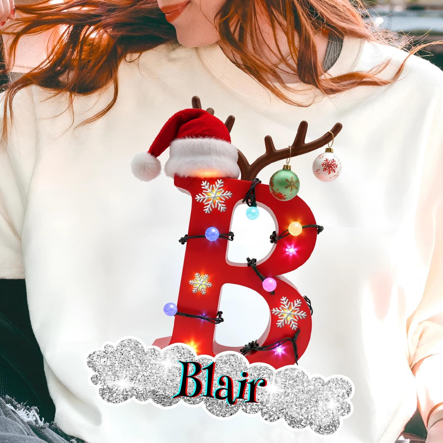 Personalized Christmas Light Alphabet PNG | A–Z Xmas Letters for ...