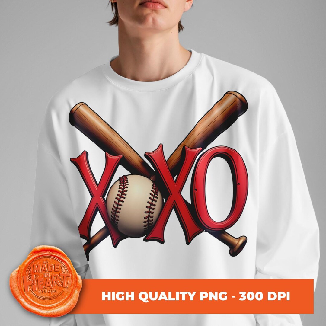 XOXO Baseball PNG, Valentine's Day Sublimation Design (digital File) - Etsy
