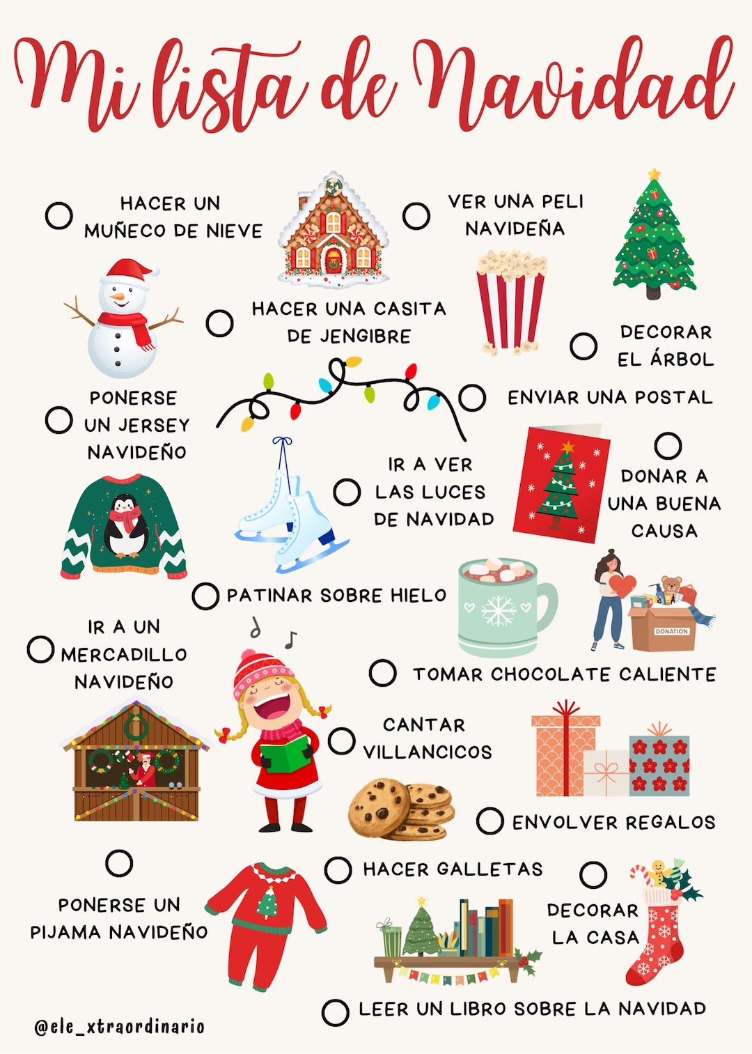Lista de deseos de Navidad - Etsy México