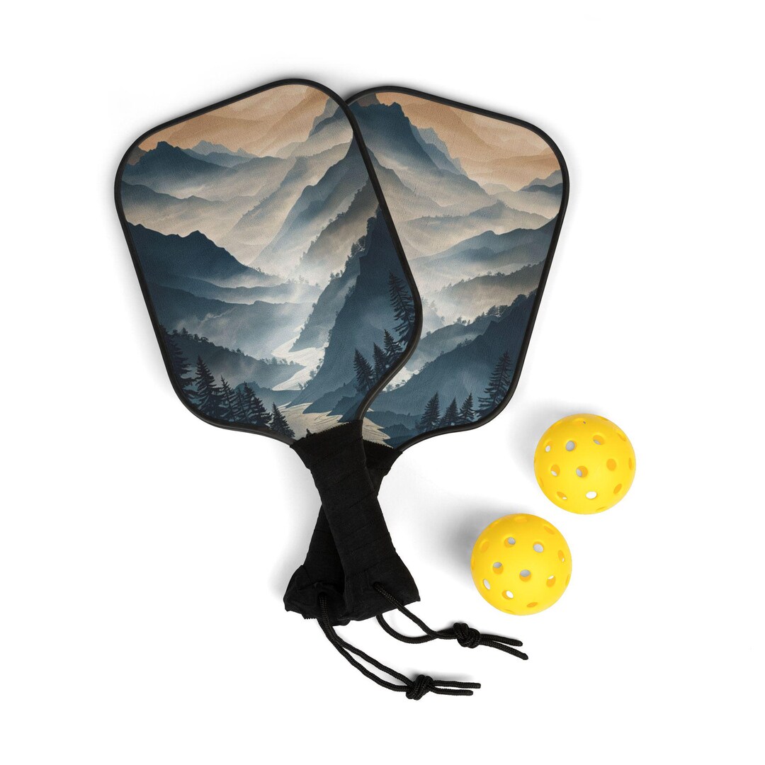 Scenic Pickleball Paddle Set Outdoor Sports Gear, Perfect for ...