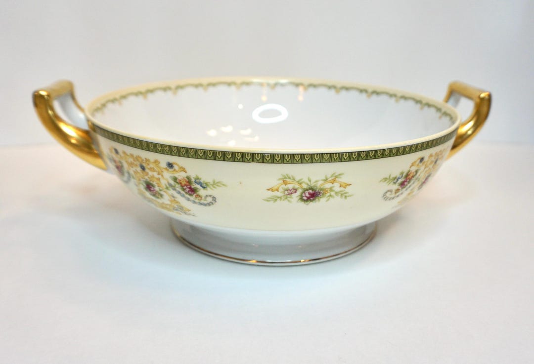 Meito China. Charm Pattern Vegetable Dish With Handles - Etsy