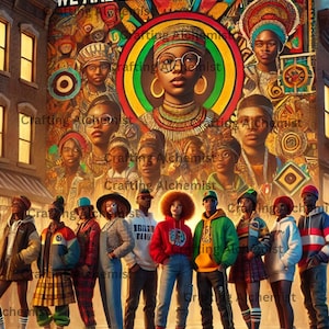 We Are Black History 365 - Vibrant African American Heritage Art - Etsy