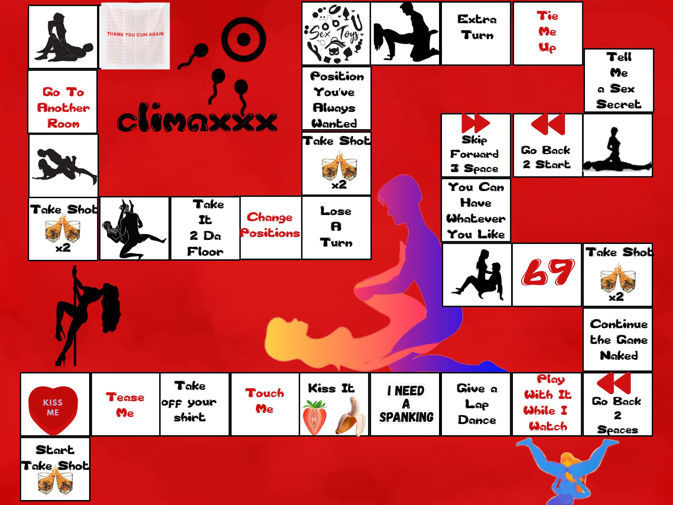 18+ Game Board Template (adult Version) - Etsy