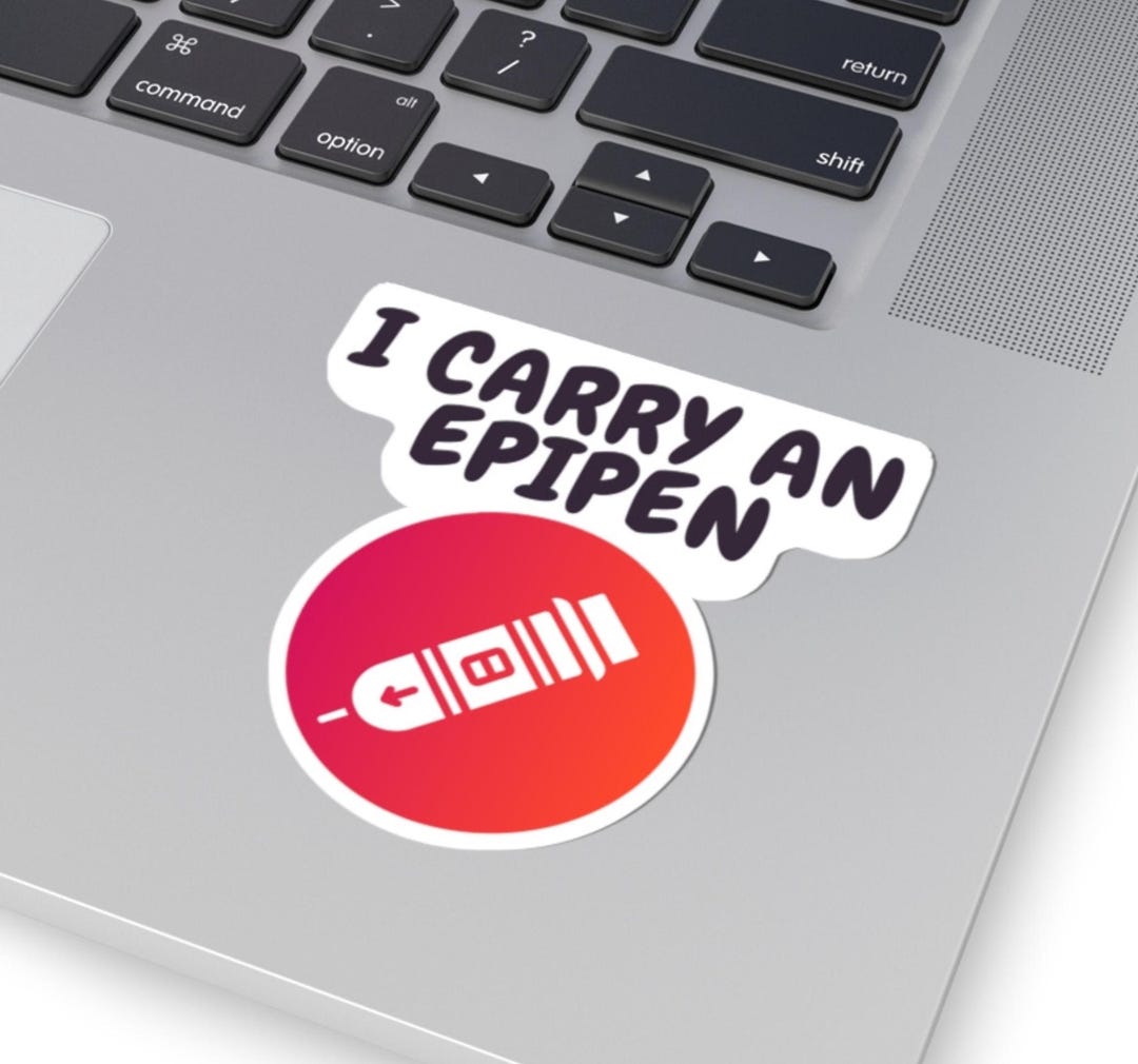 Epipen Allergy Alert Sticker: Medical Warning Decal for Kids - Etsy