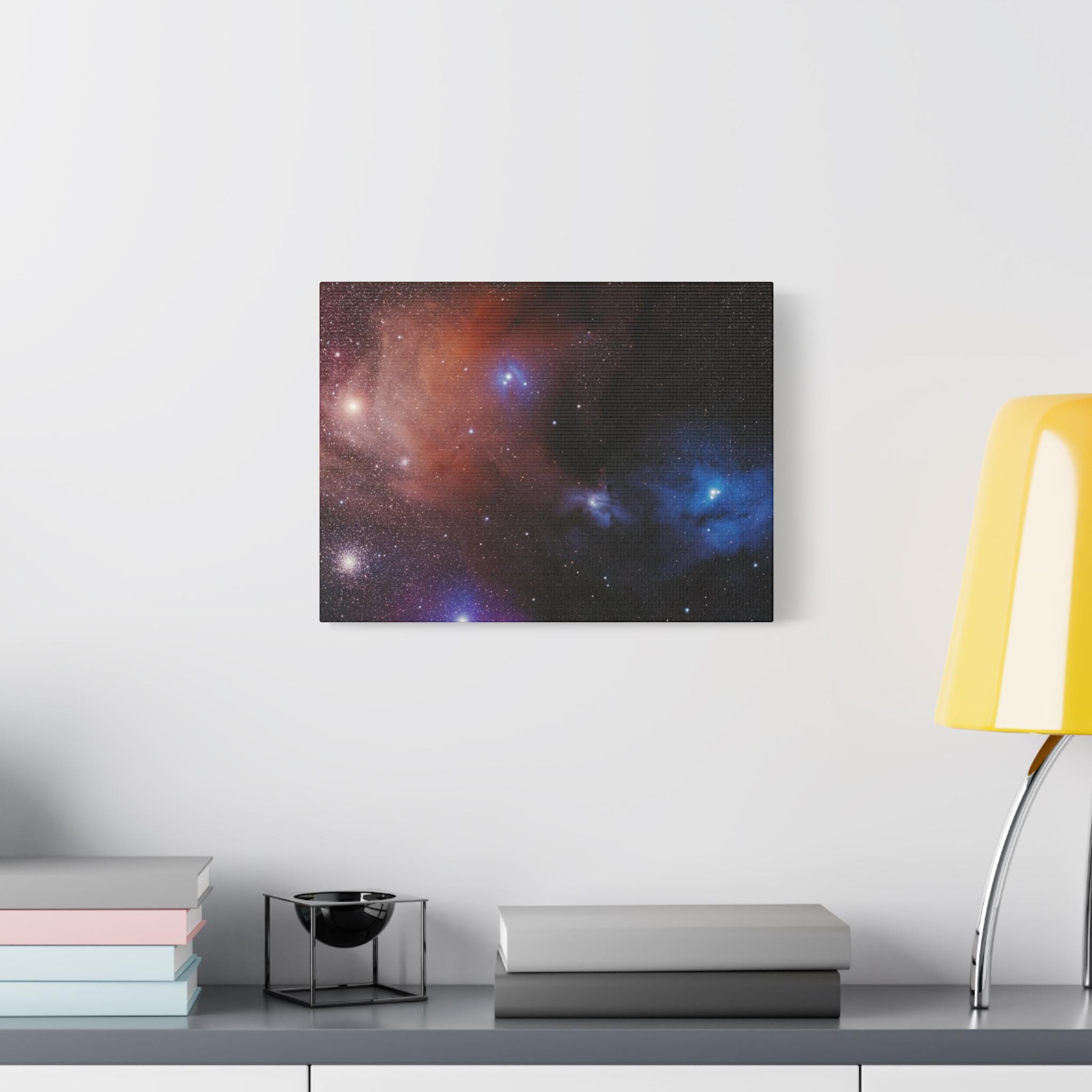 Wall Art, the Nebula Rho Ophiuchi, Space Canvas Print, Galaxy Art Decor ...