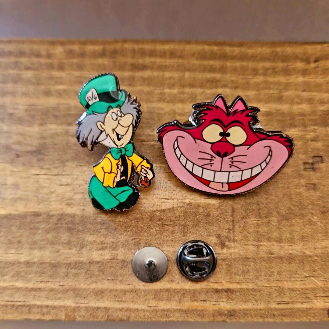 Alice in Wonderland Pins, Handmade, Friends, Flare, Disney, Jewelry ...