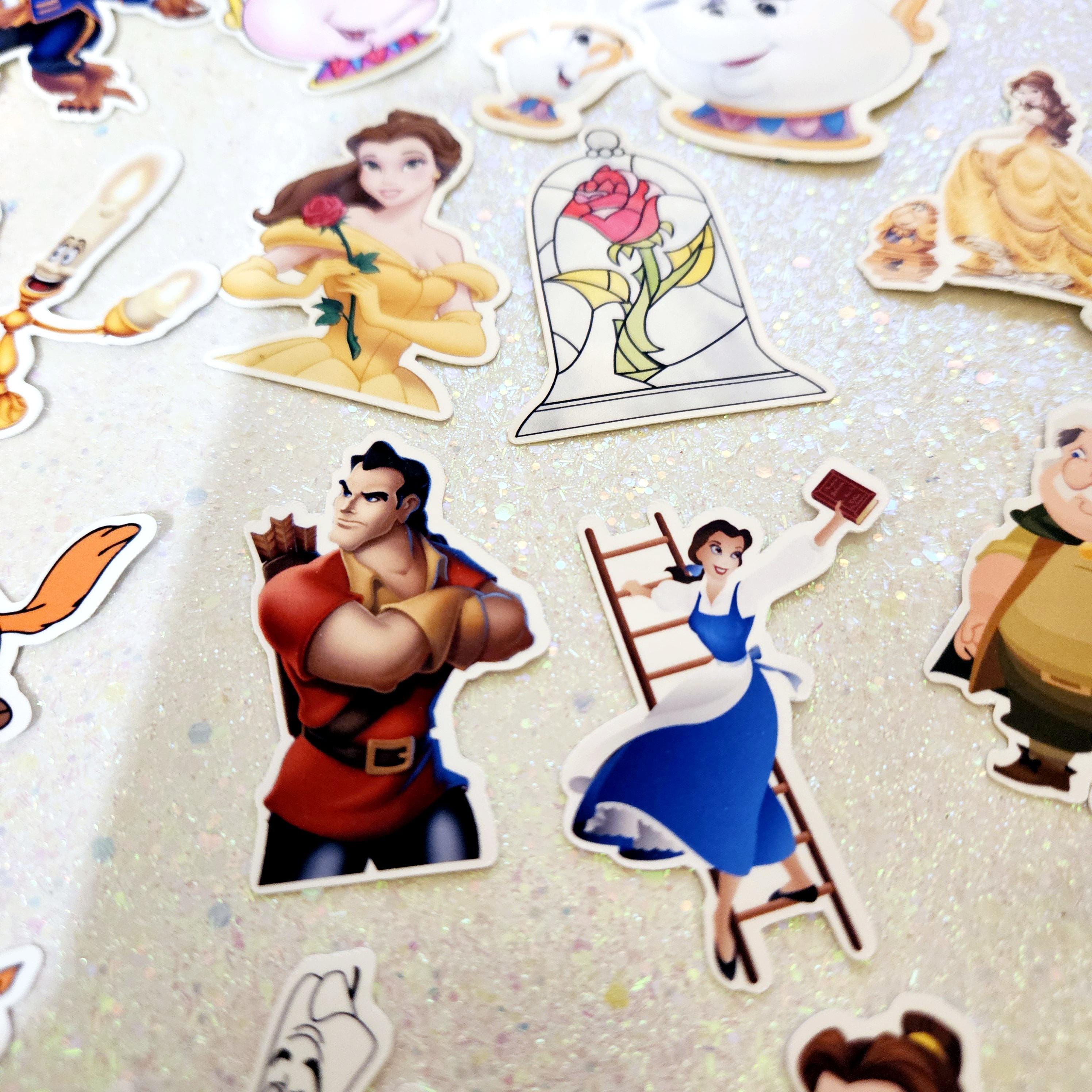 Beauty and the Beast Stickers, Disney Stickers, Sticker, Waterproof ...