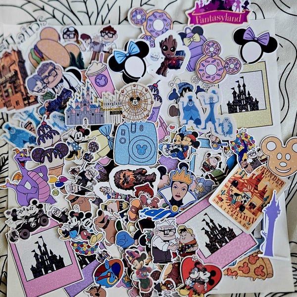 Disney stickers - Etsy