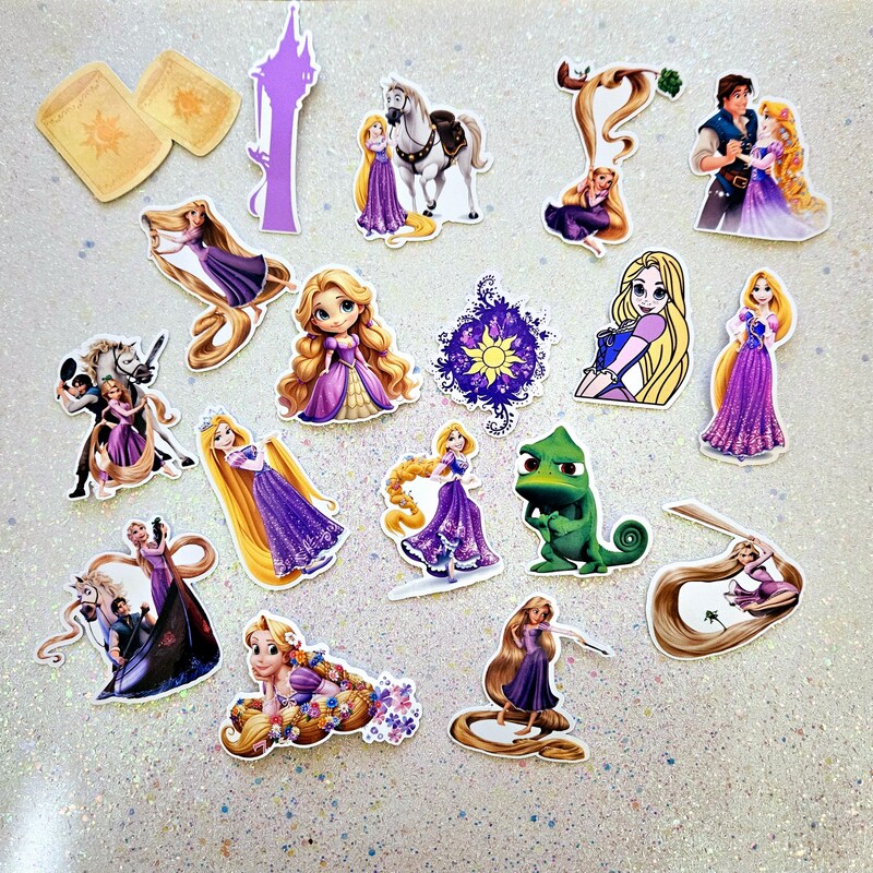 Tangled Stickers - Etsy