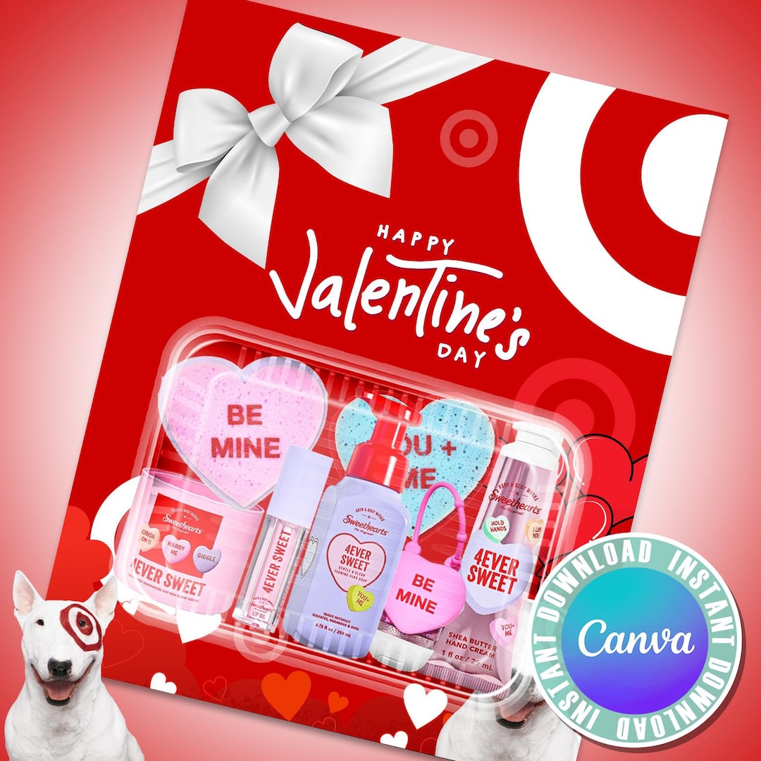 Target Valentines Day Card, Treat Card Templates Jumbo Valentines Card ...